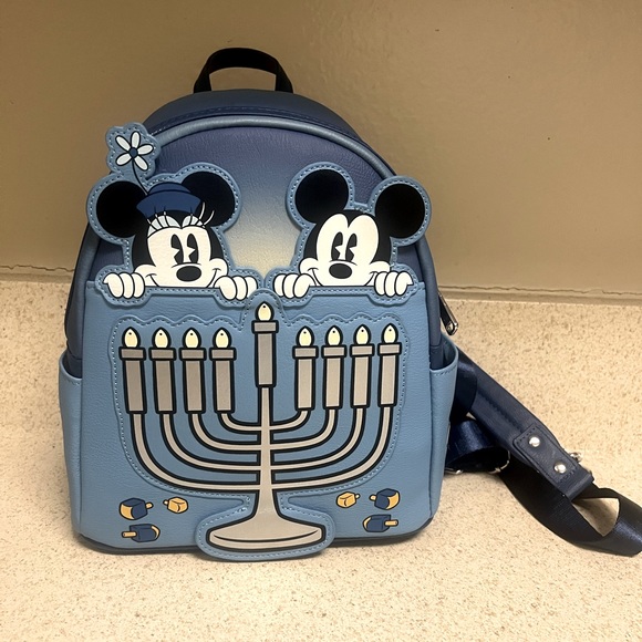 Loungefly | Bags | Loungefly Disney Mickey Happy Hanukkah Menorah Mini ...